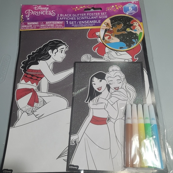 Toys | Disney 2 Black Poster Set | Poshmark